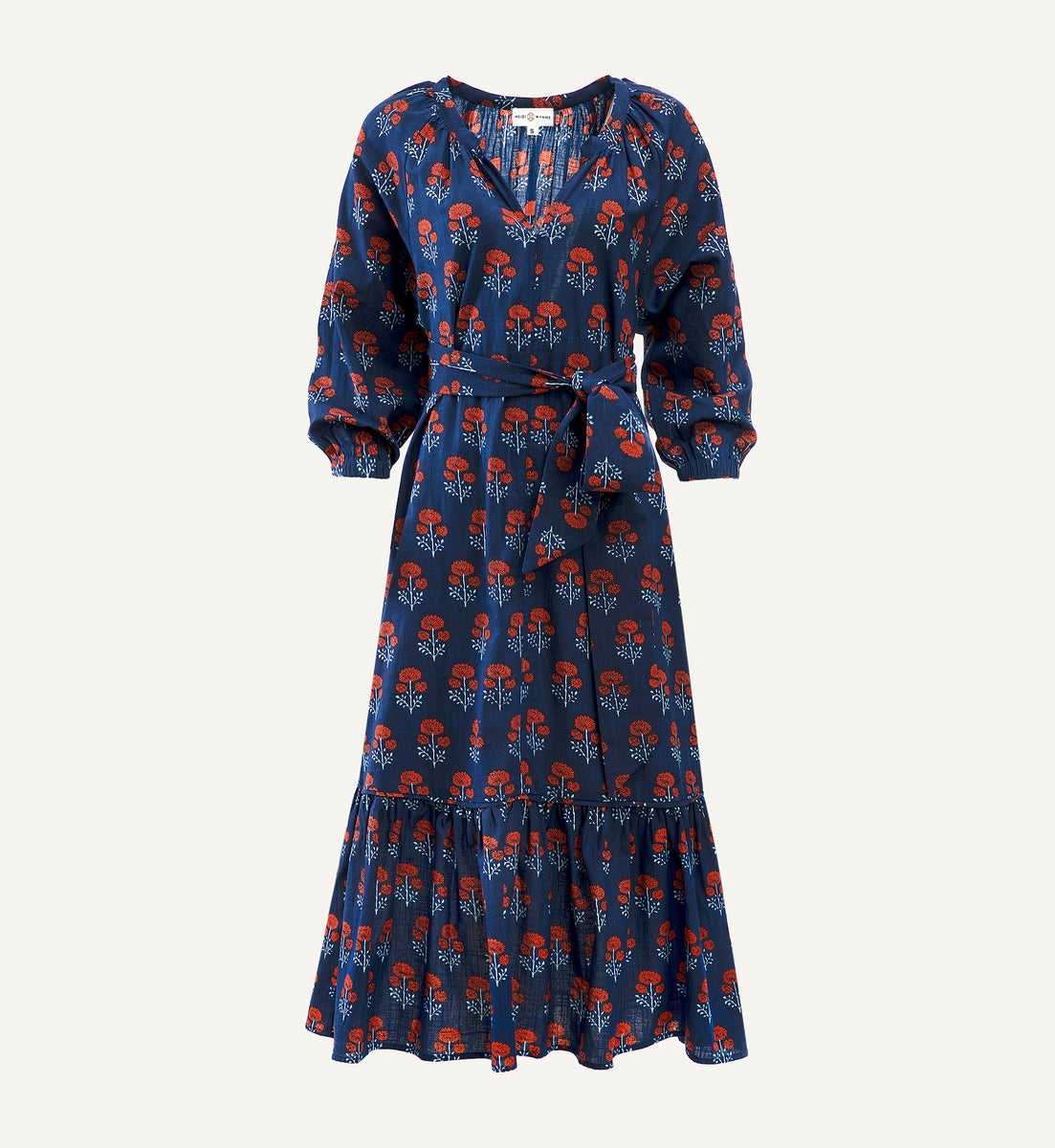Block Print Ava Dress – Heidi Wynne